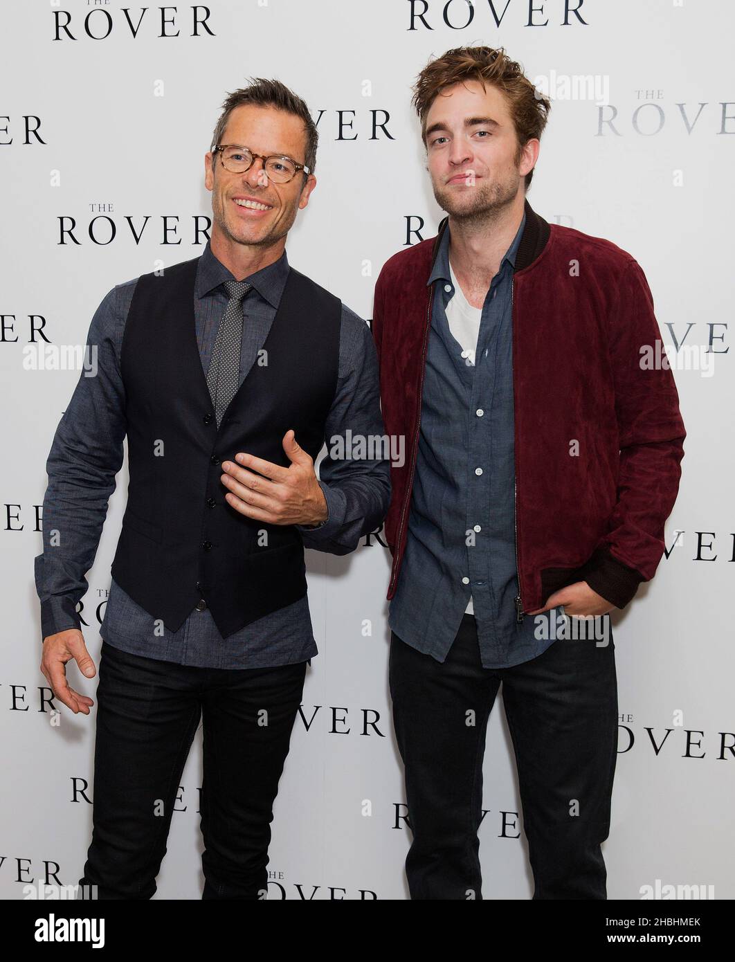 Guy Pearce and Robert Pattinson attending The Rover Photocall at the ...