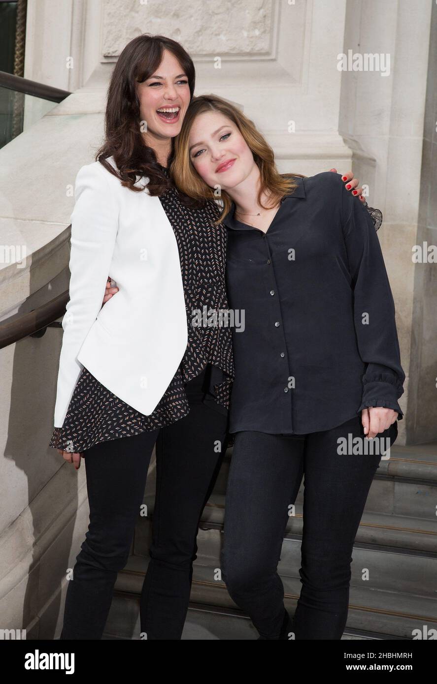 (L-R) Jessica Findlay Brown and Holliday Grainger attend The Riot Club ...