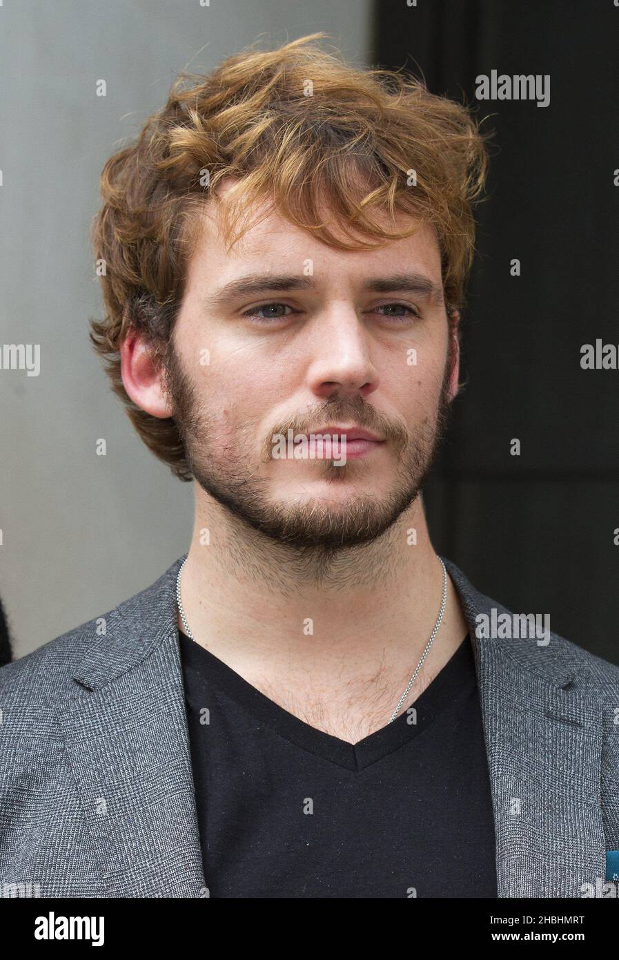 Sam Claffin attends The Riot Club photocall outside the Corinthia Hotel ...