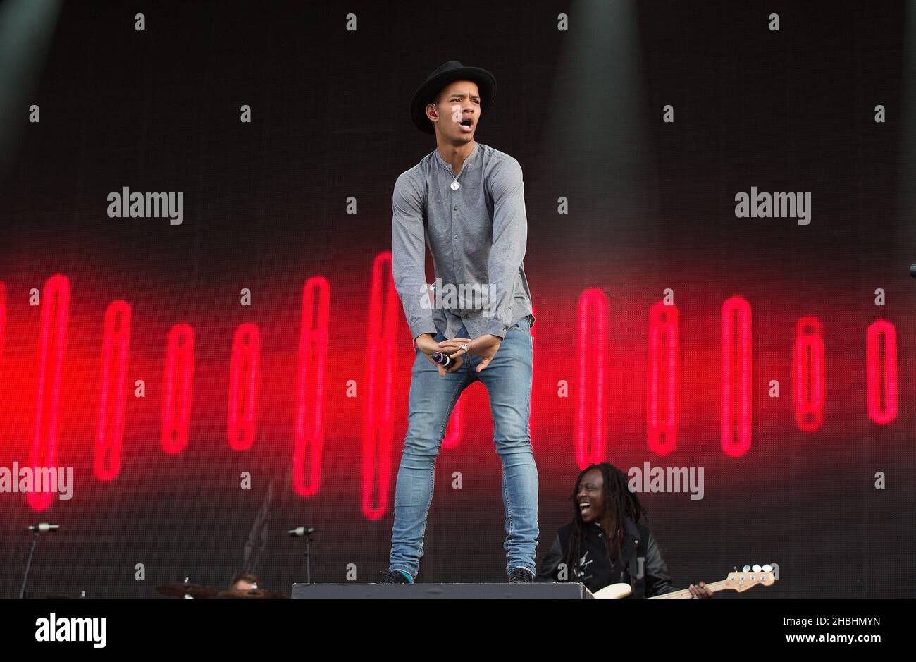 Harley Alexander-Sule of Rizzle Kicks performs on stage at the Invictus ...