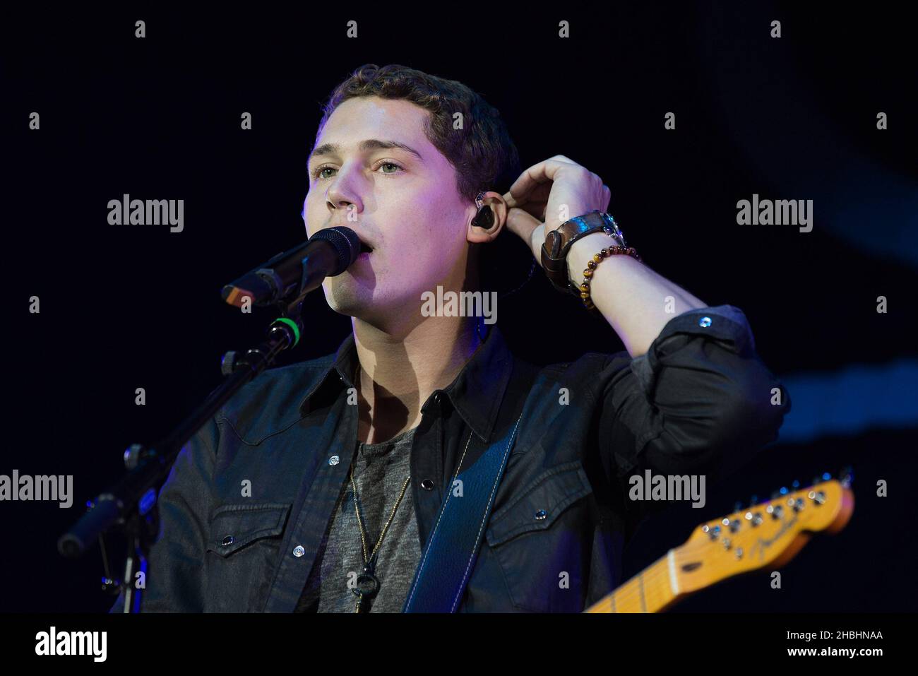 Cris Cab performs on stage at the 02 Arena in London Stock Photo - Alamy