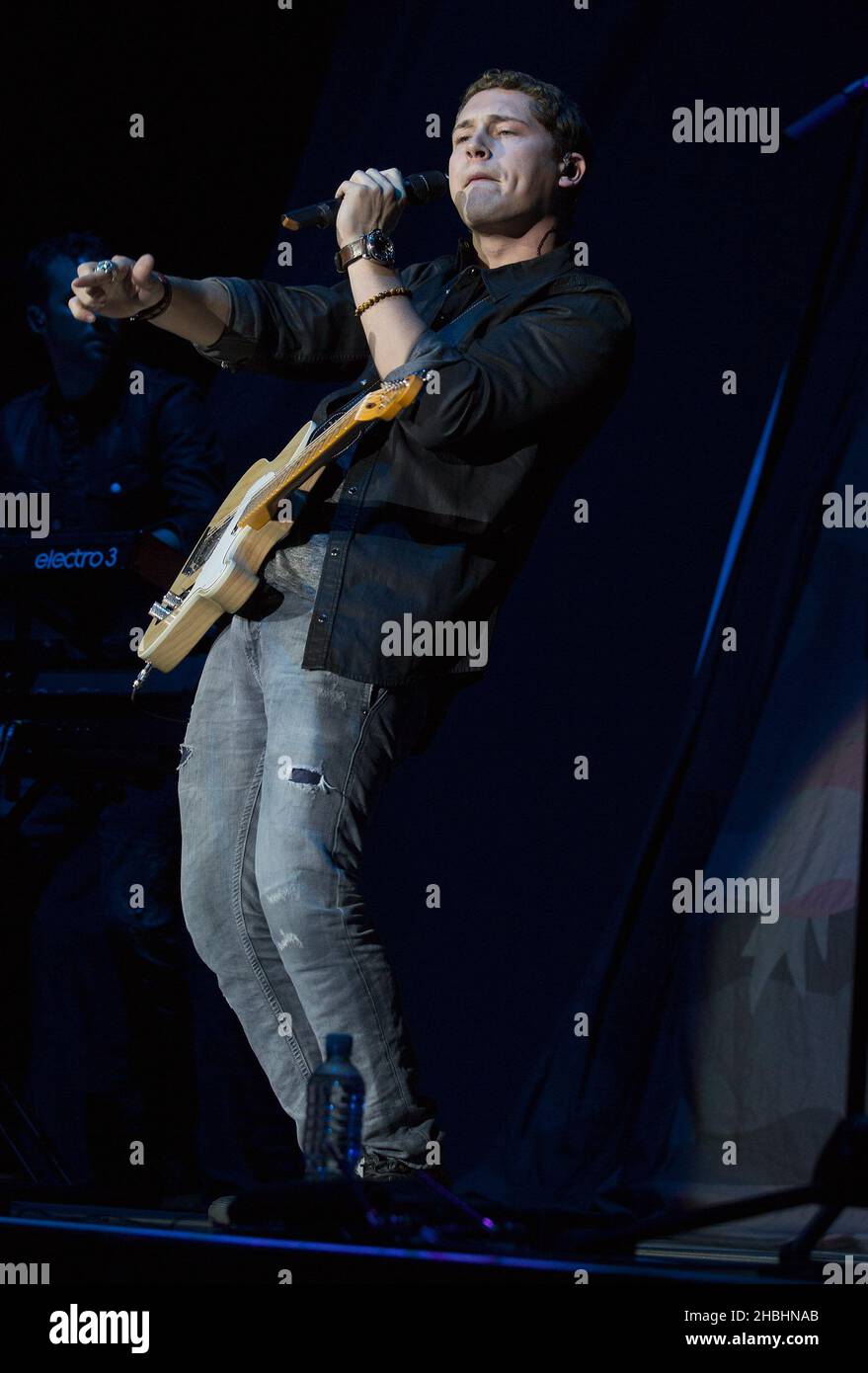 Cris Cab performs on stage at the 02 Arena in London Stock Photo - Alamy