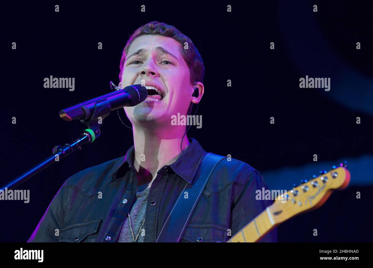 Cris Cab performs on stage at the 02 Arena in London Stock Photo - Alamy