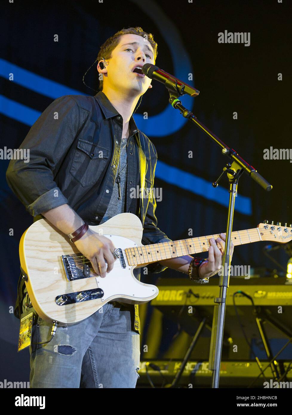 Cris Cab performs on stage at the 02 Arena in London Stock Photo - Alamy