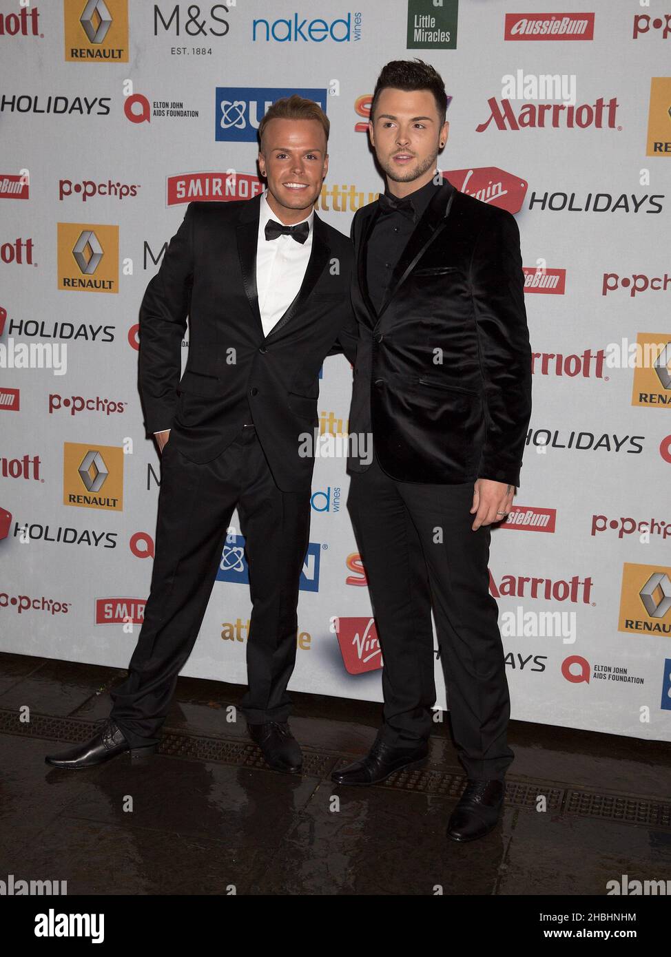 Jaymi Hensley of Union J attending the Attitude Awards at the ...