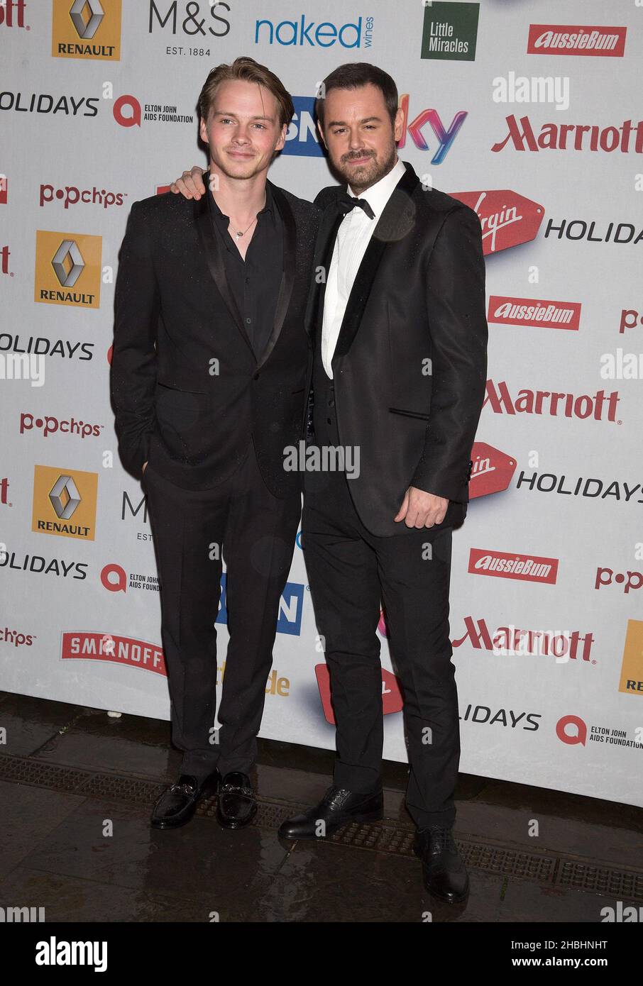 Sam Strike and Danny Dyer attending the Attitude Awards at the ...