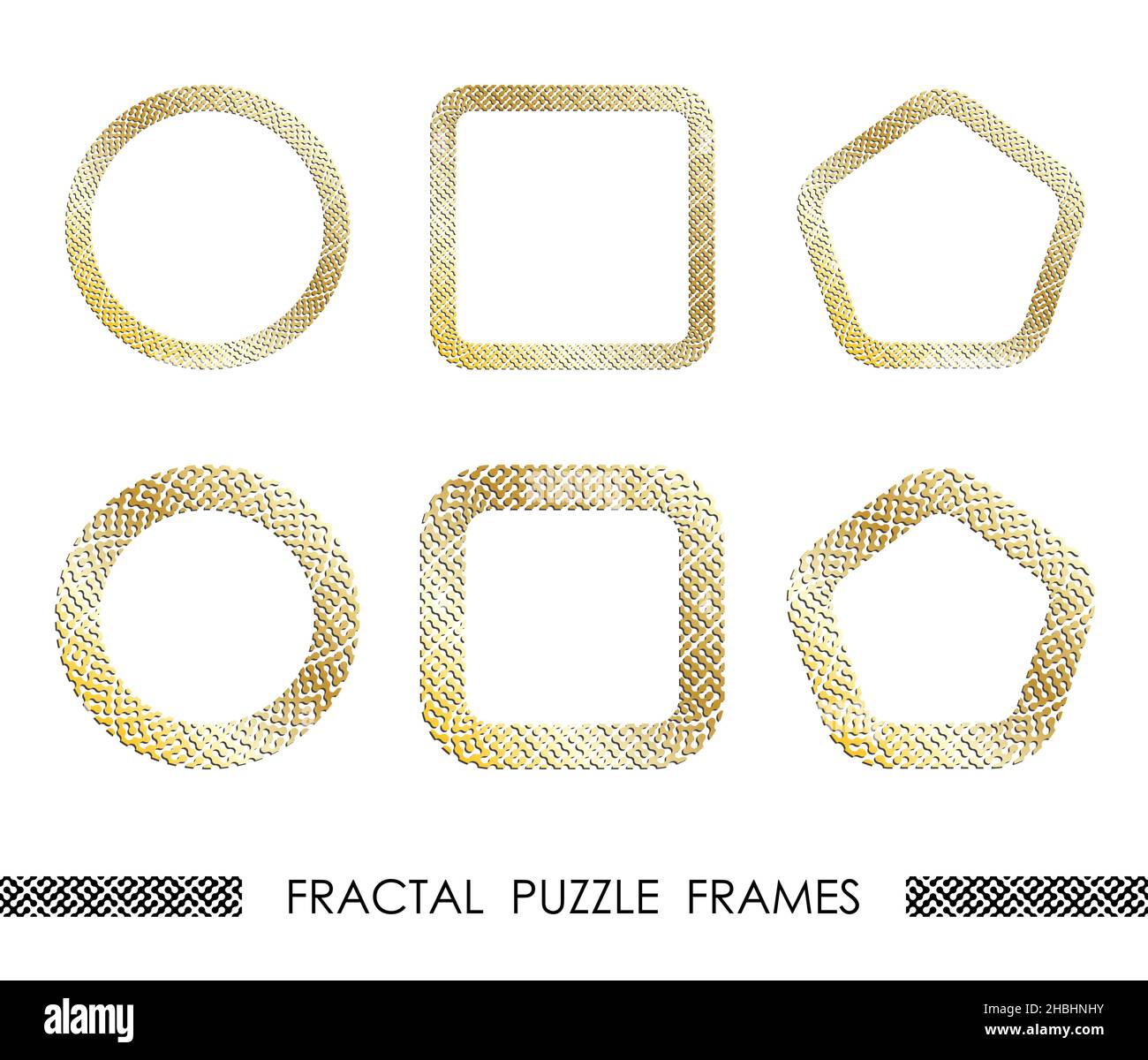 Fractal frames Cut Out Stock Images & Pictures - Alamy