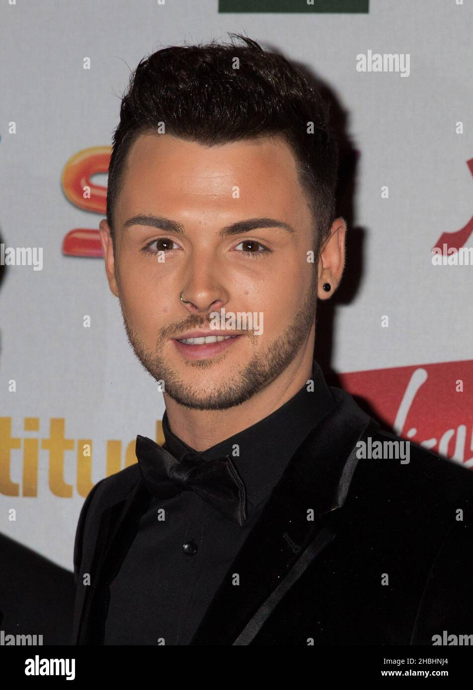 Jaymi Hensley of Union J attending the Attitude Awards at the ...