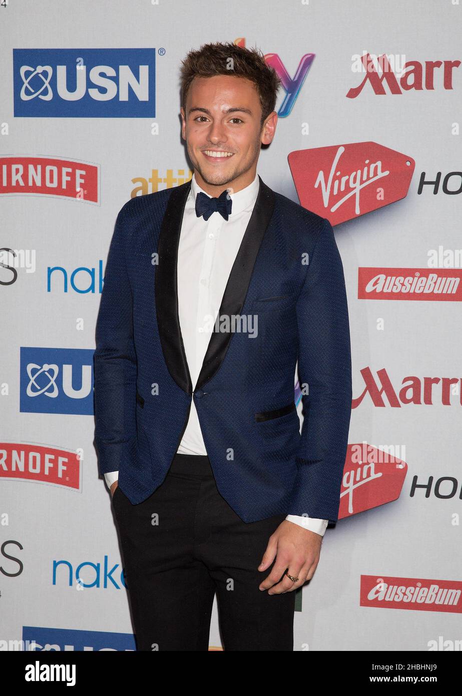 Tom Daley attending the Attitude Awards at the Banqueting Hall in ...