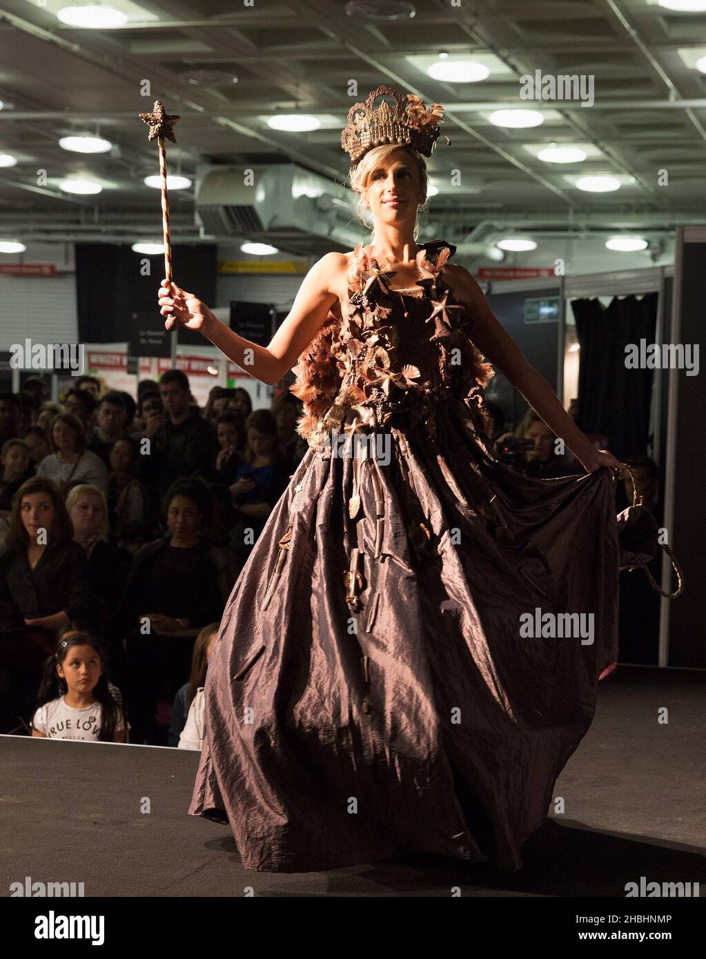 The Chocolate Show Fashion Models on Catwalk at Olympia in London Stock ...