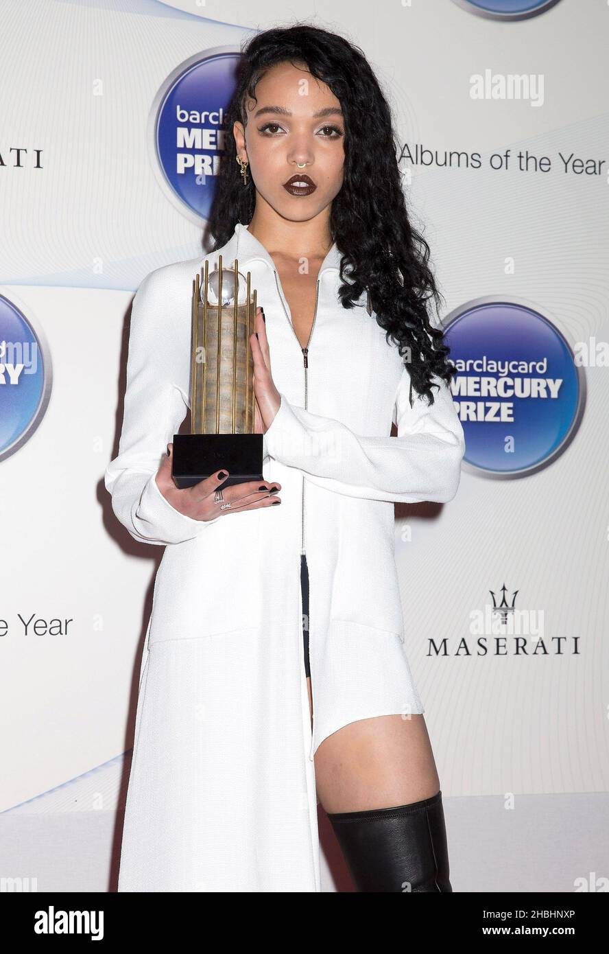 Tahliah Barnett aka FKA Twigs is nominated for an award at the ...
