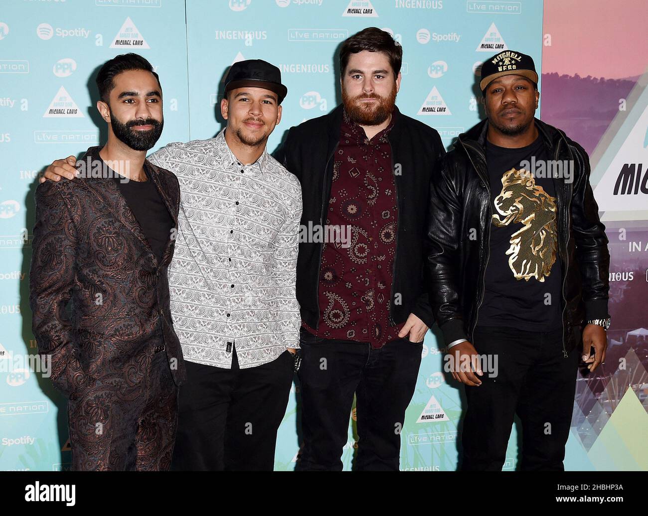 Rudimental attend the Music Industry Awards at the Grosvenor House ...