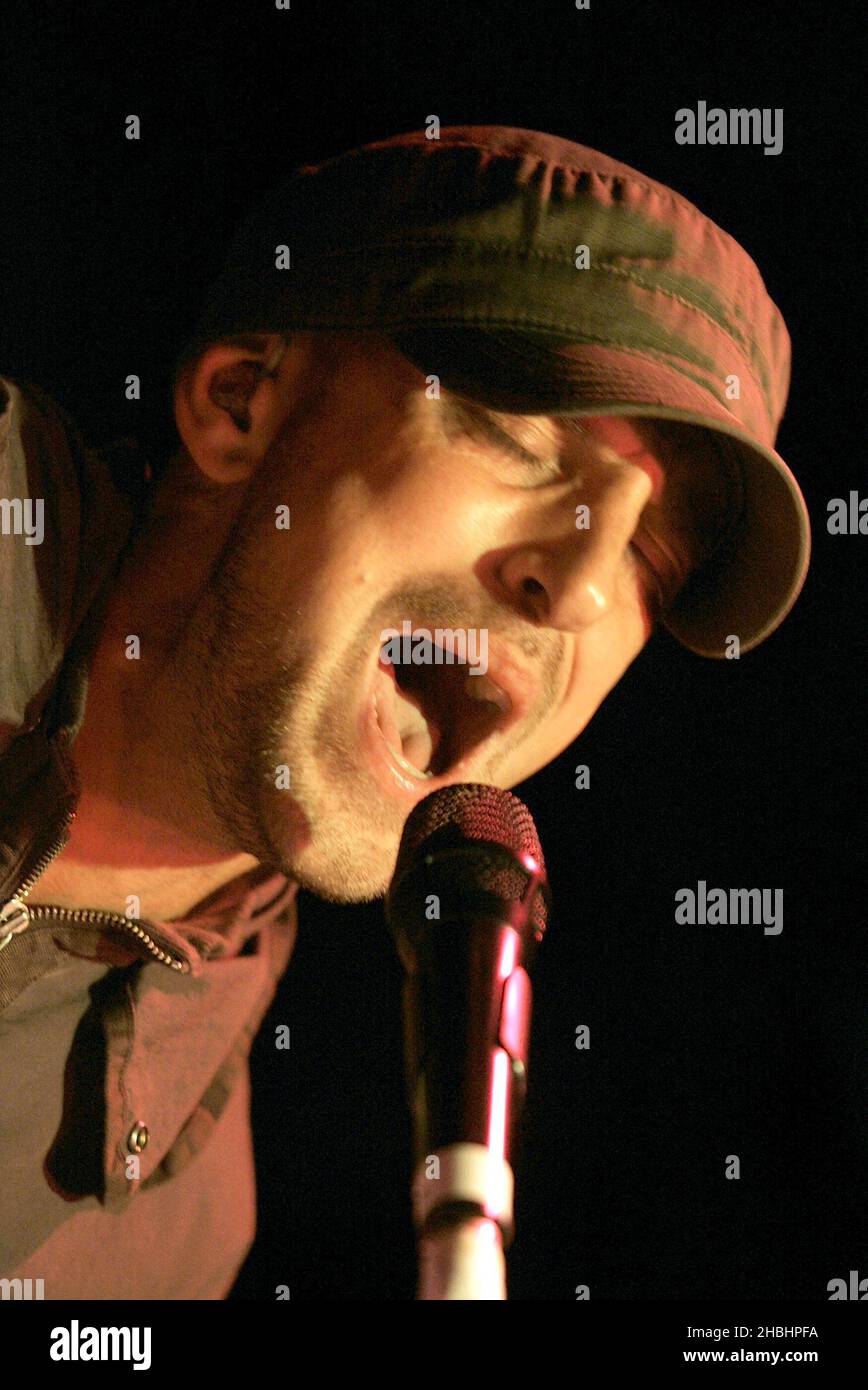 Canadian singer-songwriter Daniel Powter plays the his first UK tour at ...