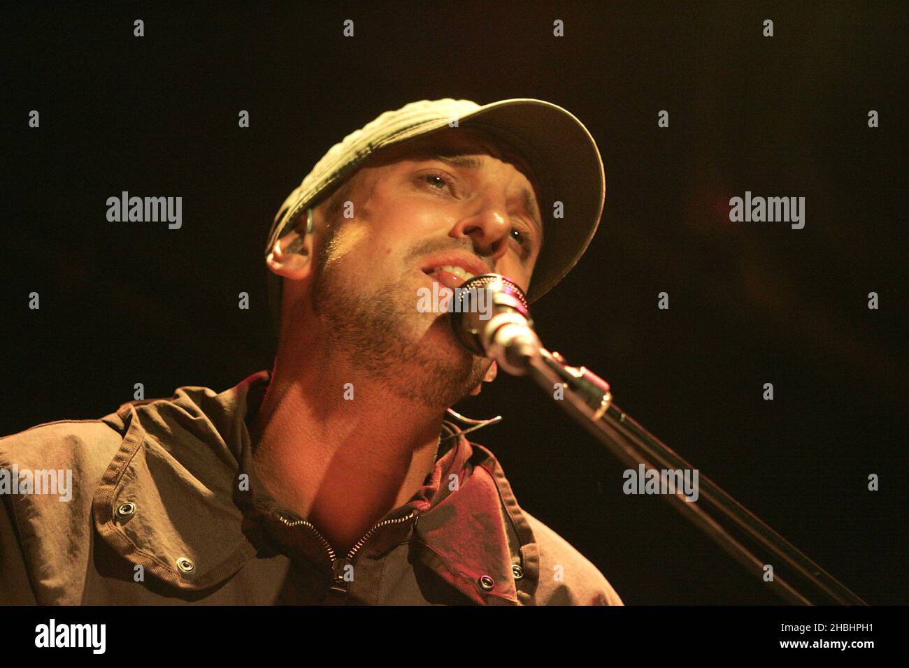 Canadian singer-songwriter Daniel Powter plays the his first UK tour at ...