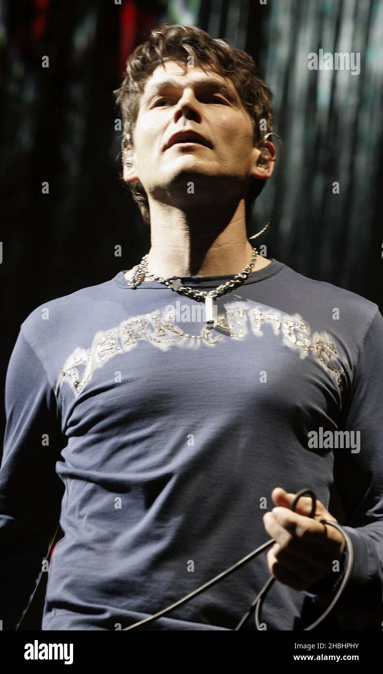 A-Ha Scandinavian pop trio perform supporting their album "Analogue" at ...