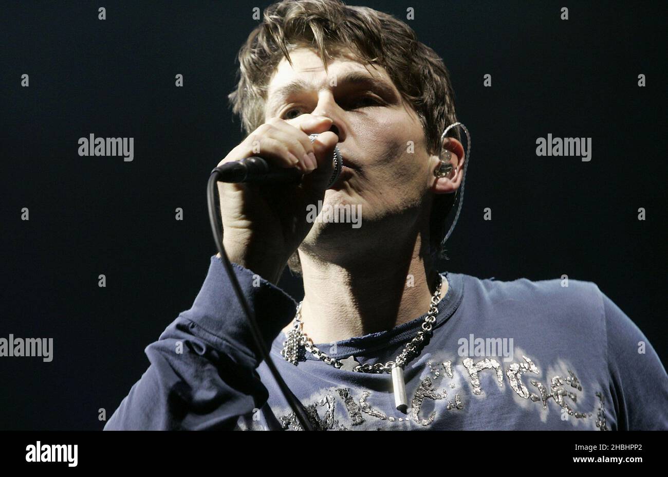 A-Ha Scandinavian pop trio perform supporting their album "Analogue" at ...