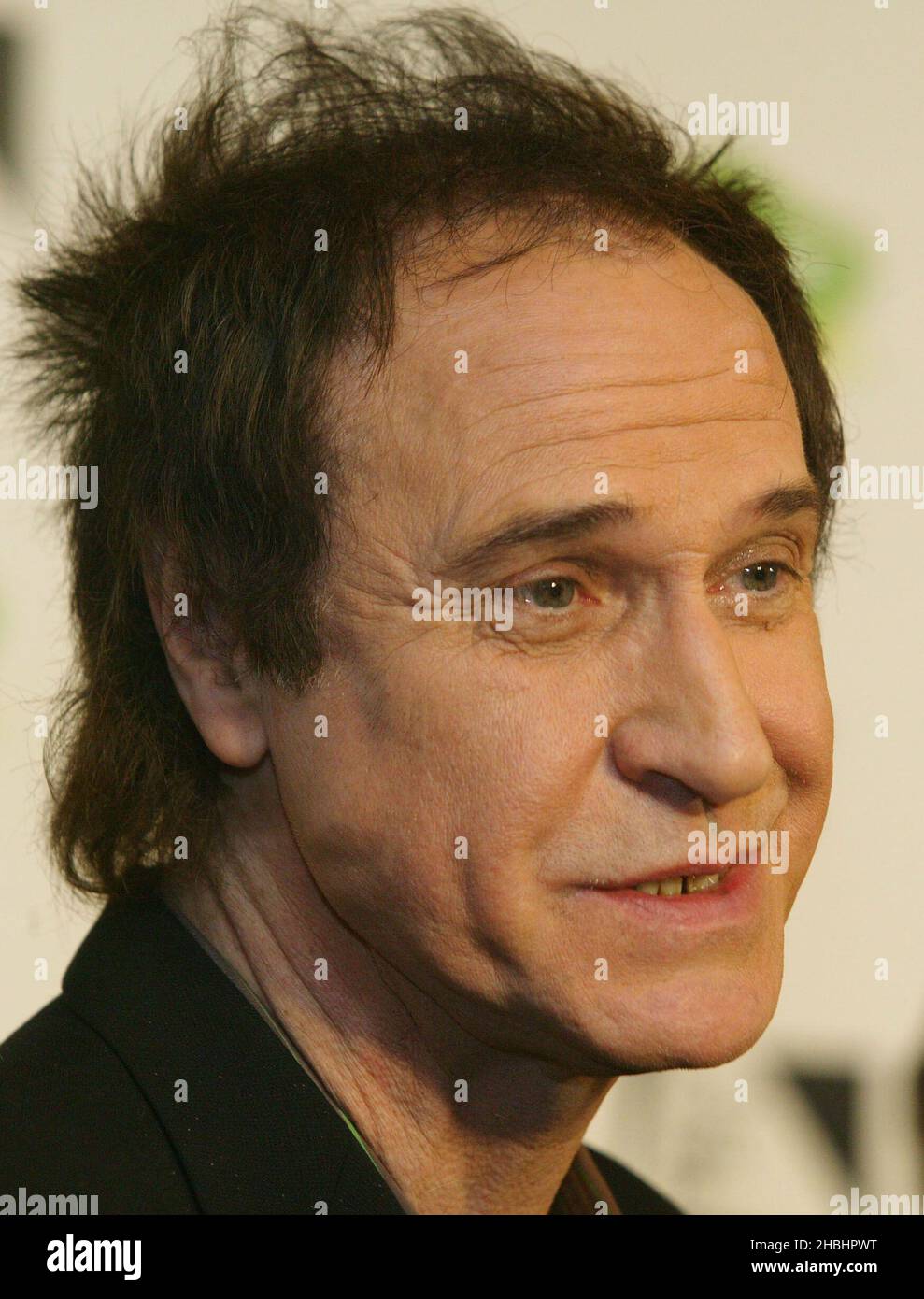 Ray Davies of the Kinks poses in press room at the Hall of Fame Awards ...