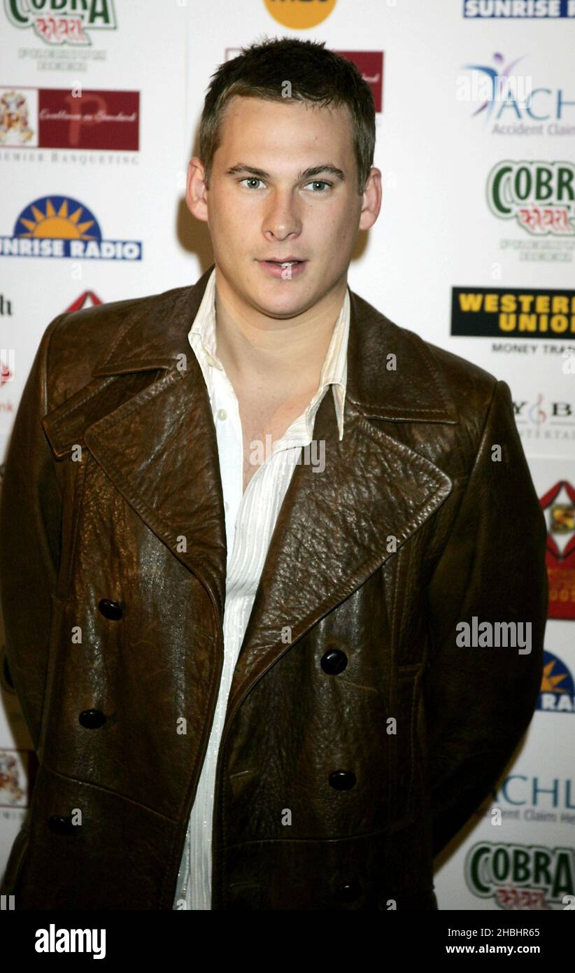 Lee Ryan arrives at the Sony Entertainment Television Asian Sports ...