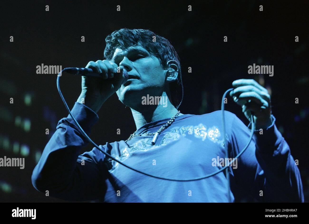 A-Ha Scandinavian pop trio perform supporting their album "Analogue" at ...