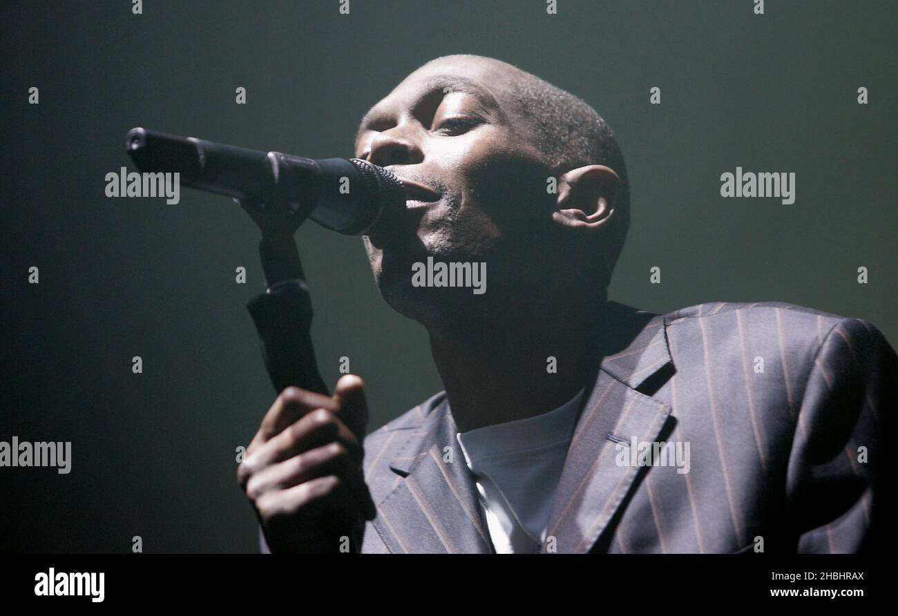 Maxi Jazz of British dance collective Faithless performs on stage at ...