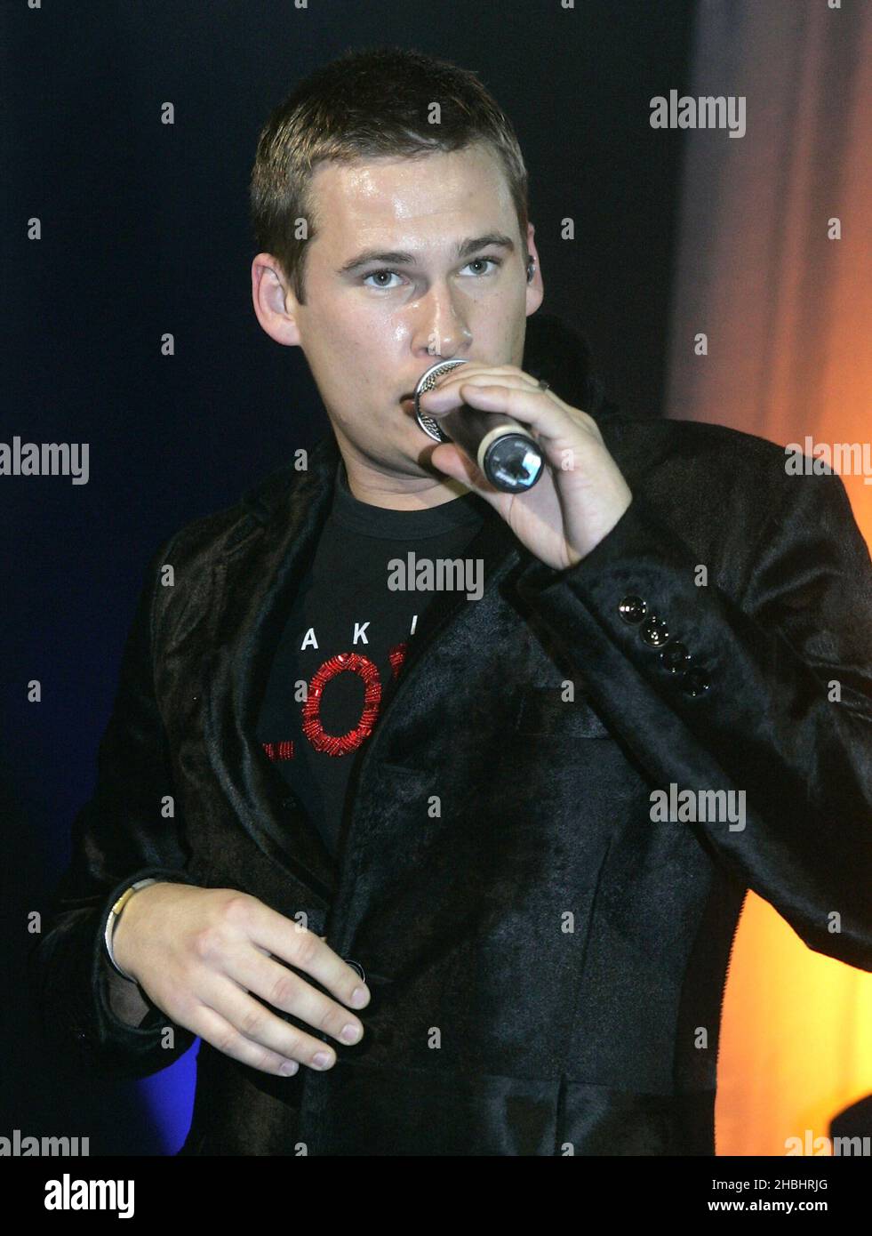 Blues singer Lee Ryan performs and promotes his latest single, When I ...