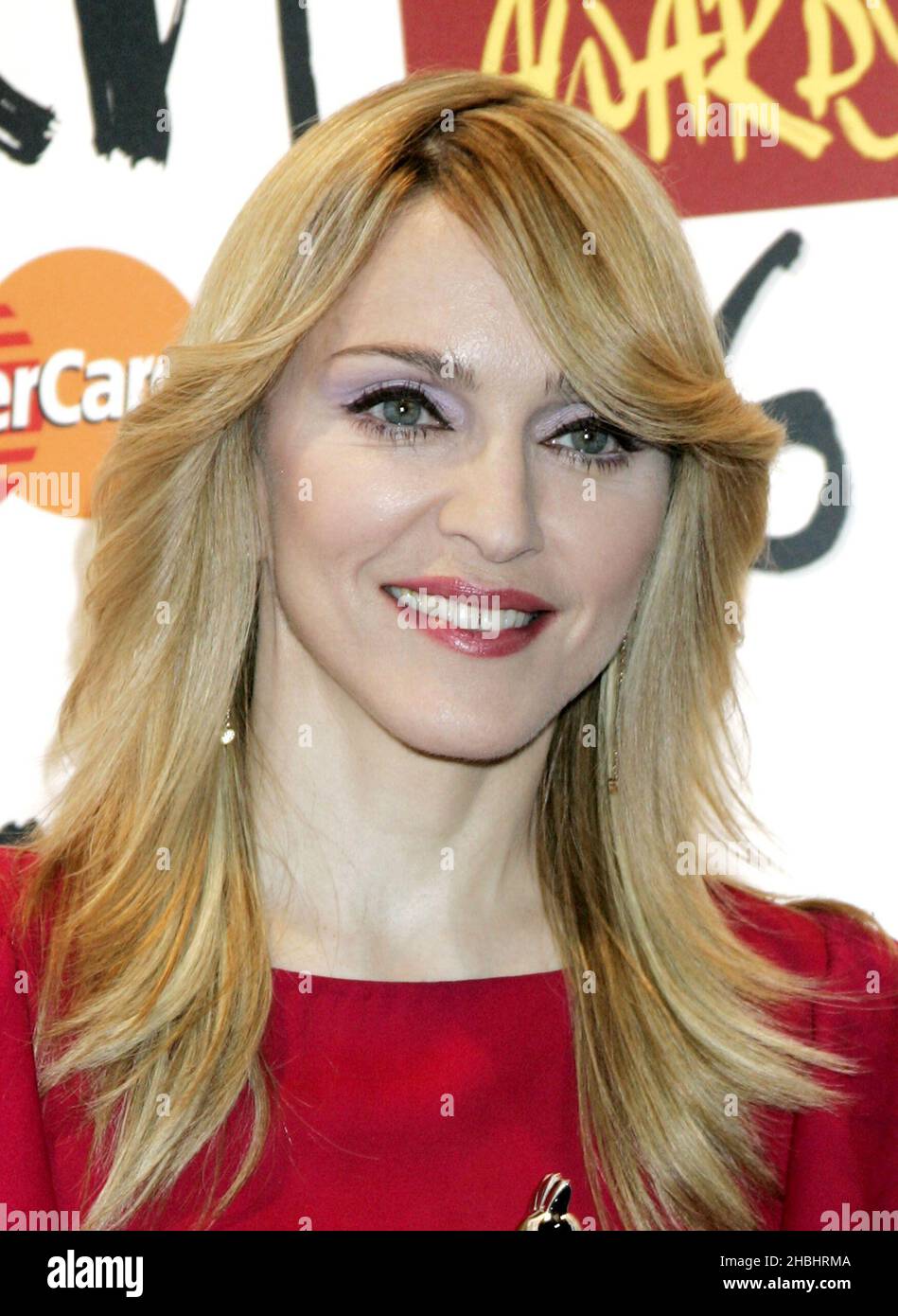 Madonna in the press room at The 2006 Brit Awards at Earls Court ...