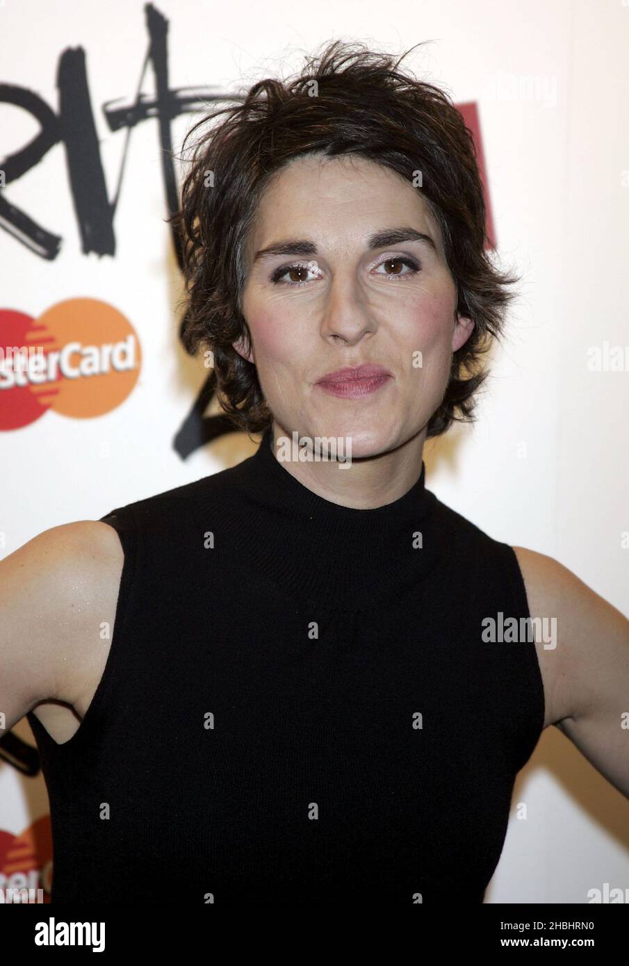 Tamsin Greig in the press room at The 2006 Brit Awards at Earls Court ...
