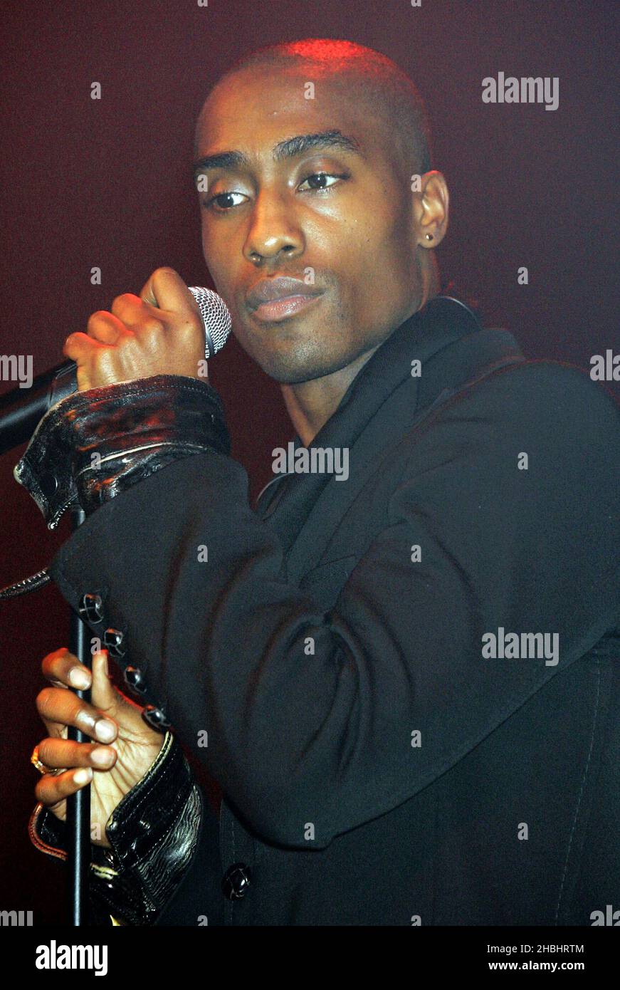 Simon Webbe ex Blue singer, performs live on stage at GAY Astoria on ...
