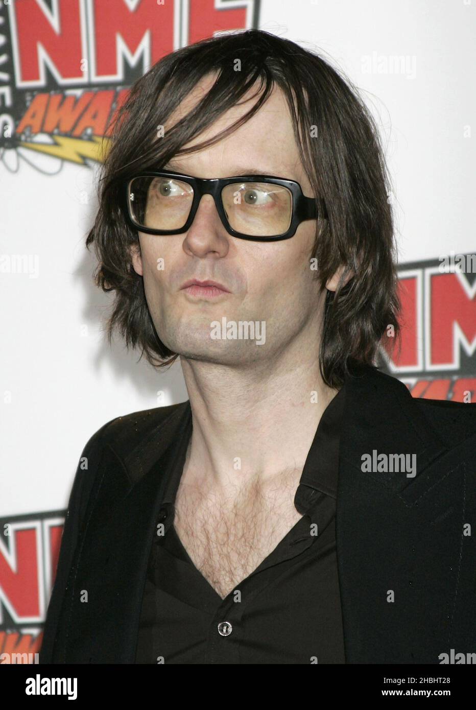 Jarvis Cocker of Pulp arriving at the Shockwaves NME Awards 2006, at ...