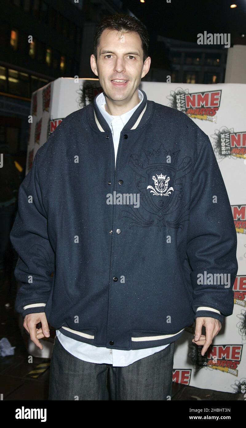 Radio 1 DJ, Tim Westwood arriving at the Shockwaves NME Awards 2006, at ...