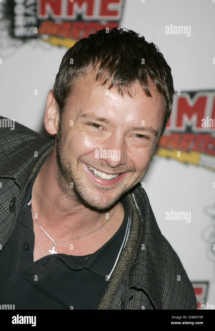 John Simm arriving at the Shockwaves NME Awards 2006, at the ...