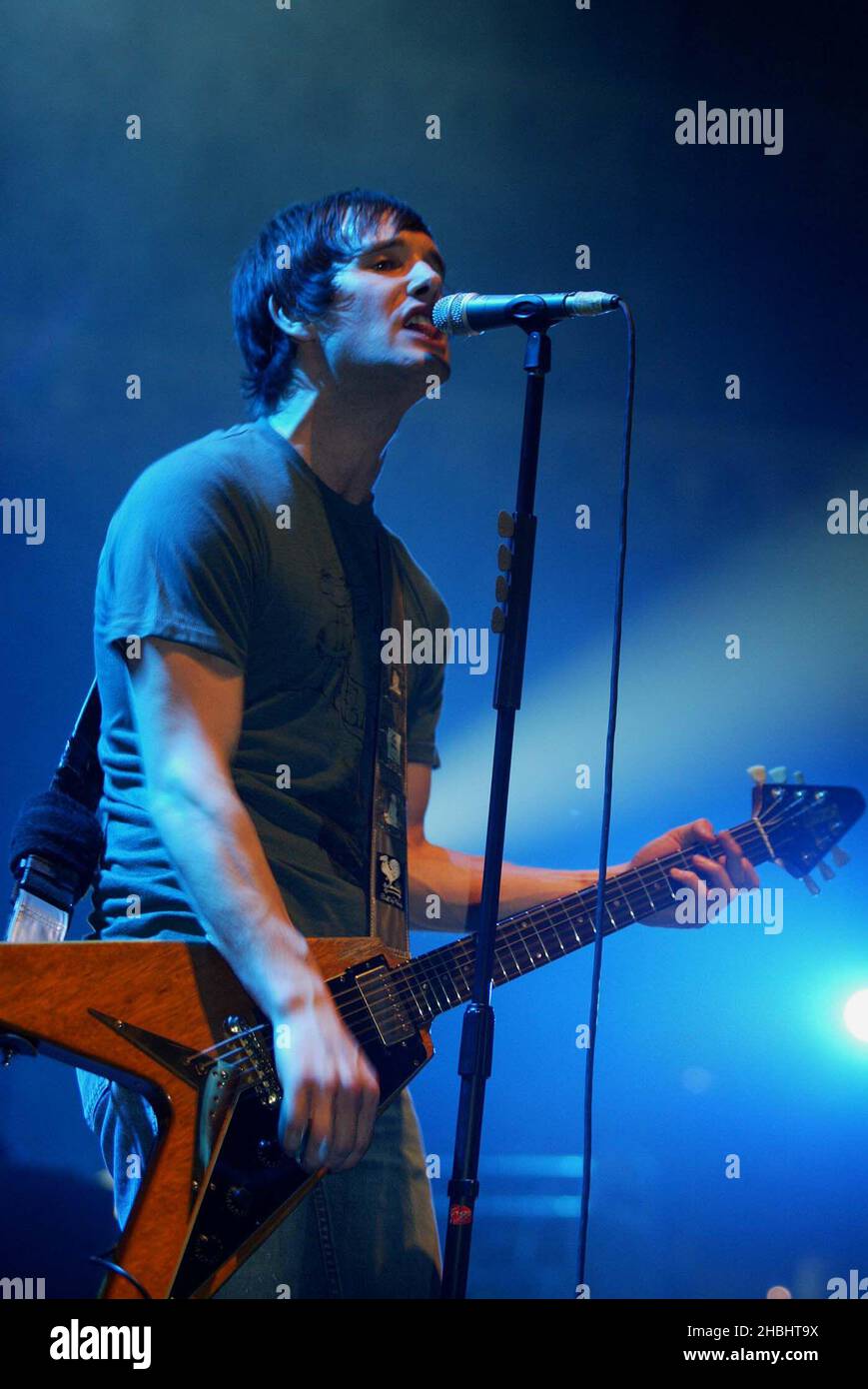 Ash perform live on stage at the Teenage Cancer Trust Concert at the ...