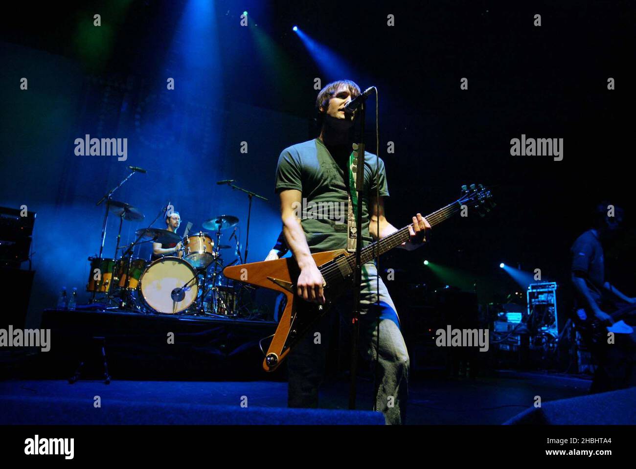 Ash perform live on stage at the Teenage Cancer Trust Concert at the ...