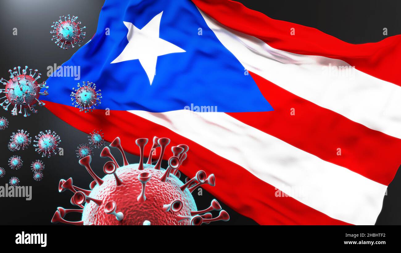 Puerto Rico and the covid pandemic - corona virus attacking national ...