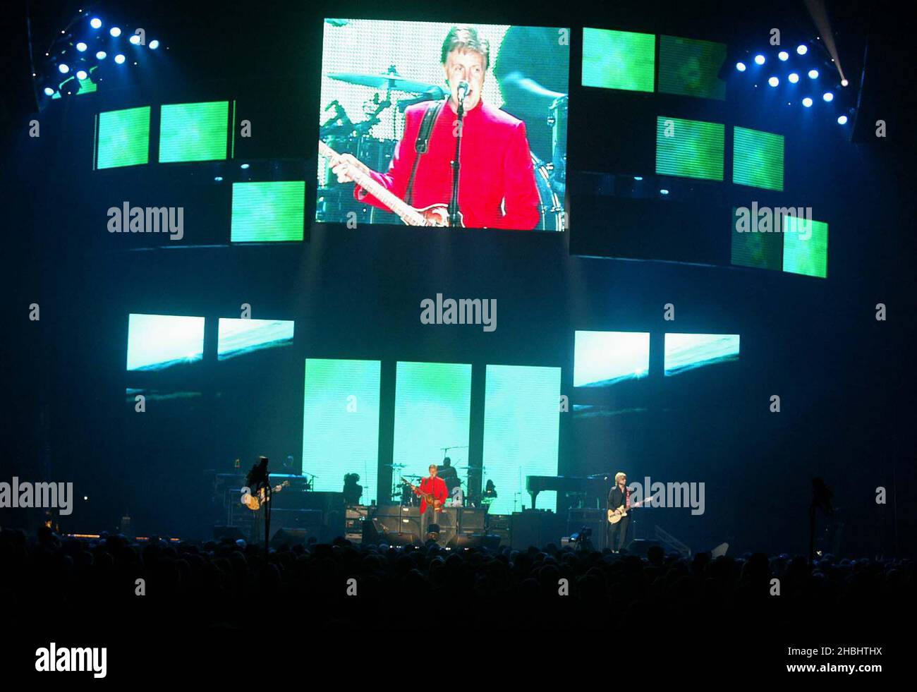Paul McCartney performs live on stage at the Hallam FM Arena, Sheffield ...