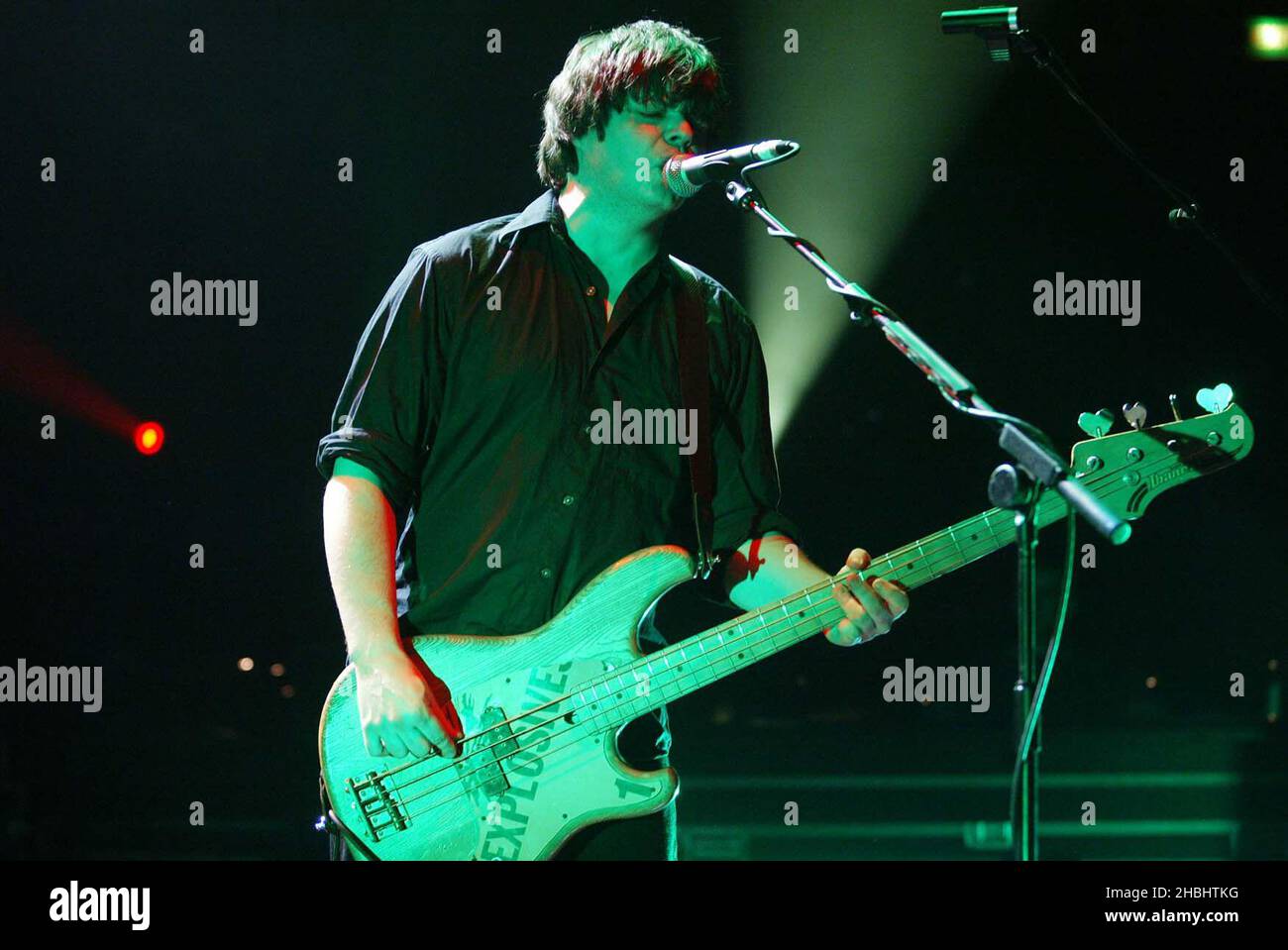Supergrass performing live on stage at the Teenage Cancer Trust Concert ...
