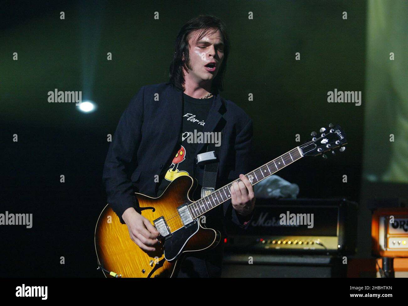Supergrass performing live on stage at the Teenage Cancer Trust Concert ...