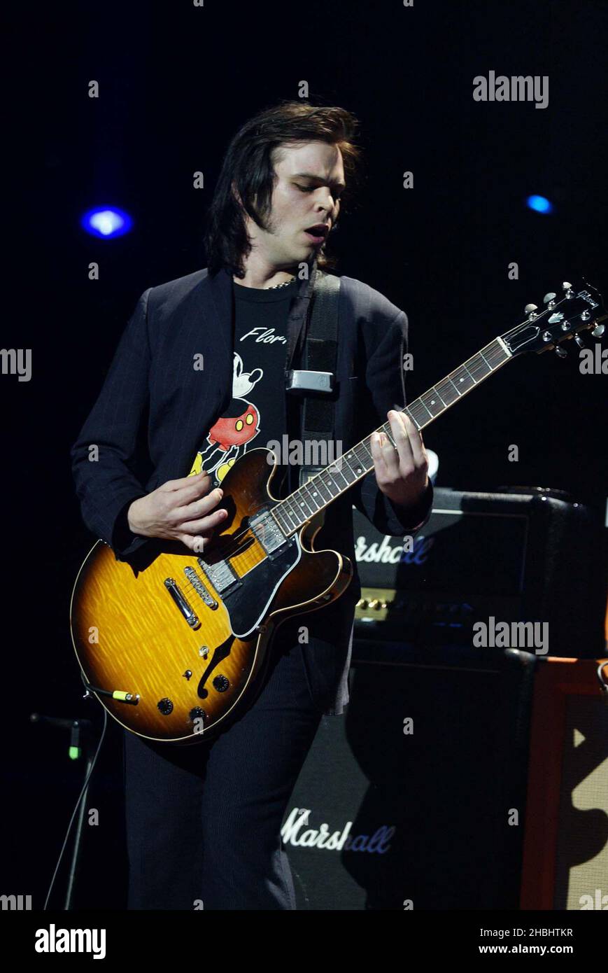 Supergrass performing live on stage at the Teenage Cancer Trust Concert ...