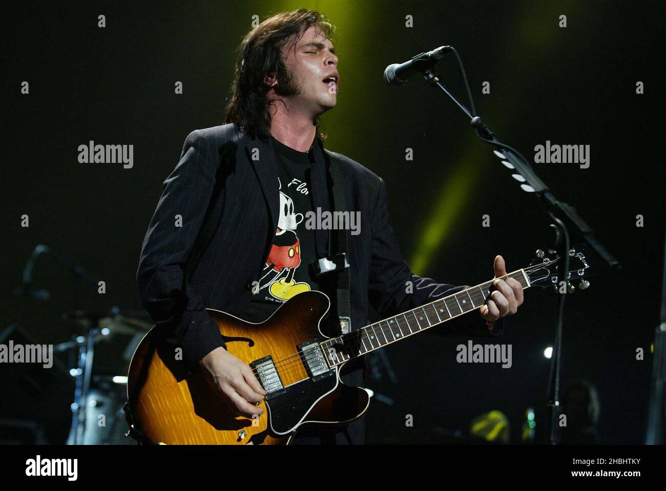 Supergrass performing live on stage at the Teenage Cancer Trust Concert ...