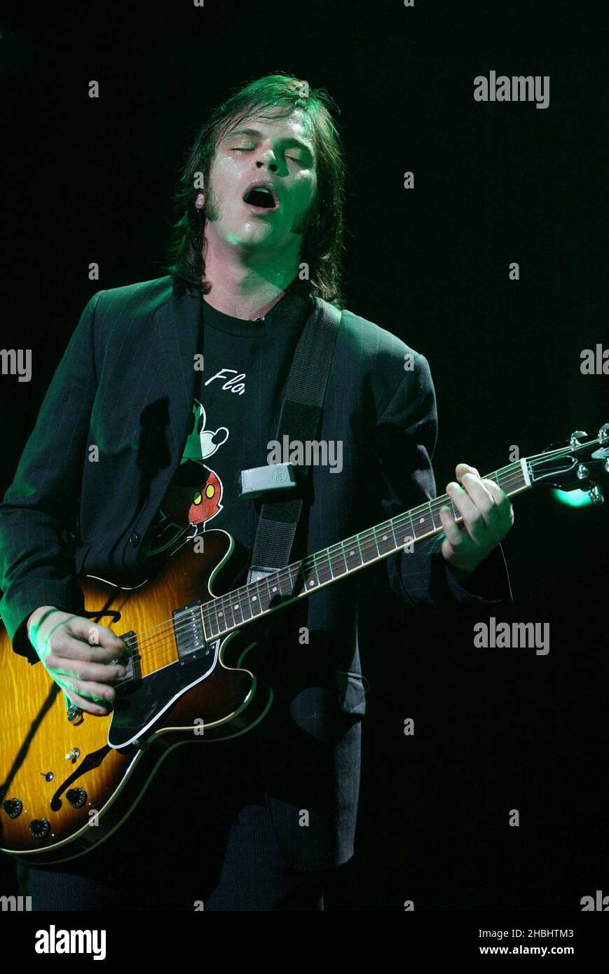 Supergrass performing live on stage at the Teenage Cancer Trust Concert ...