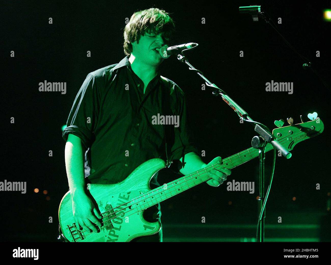 Supergrass performing live on stage at the Teenage Cancer Trust Concert ...