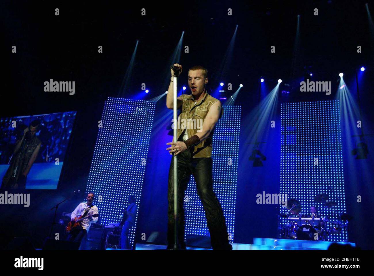 Ronan Keating performs live on stage at the Wembley Arena, London. Full ...