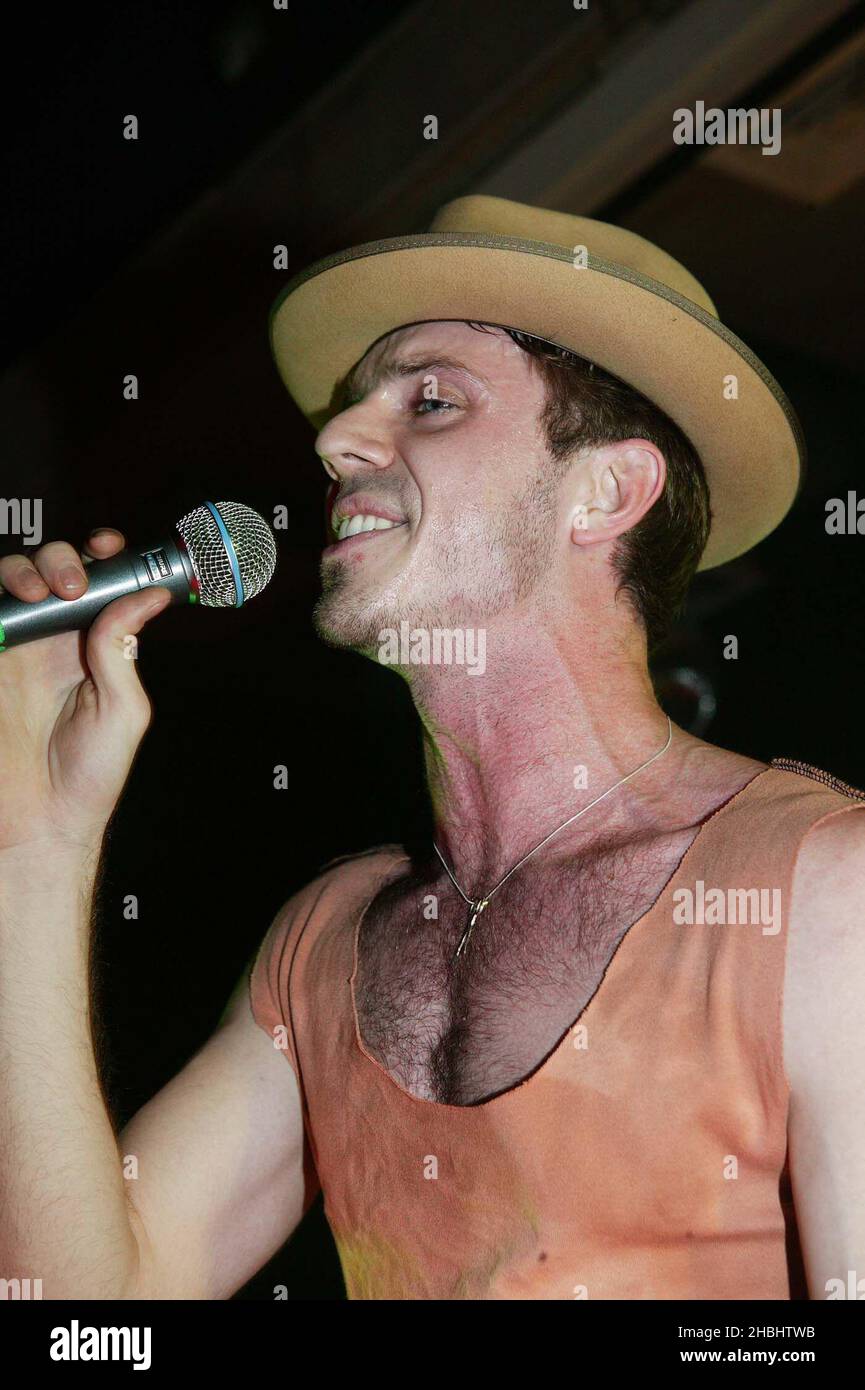 Jake Shears from Scissor Sisters perform live on stage at the Scala in ...