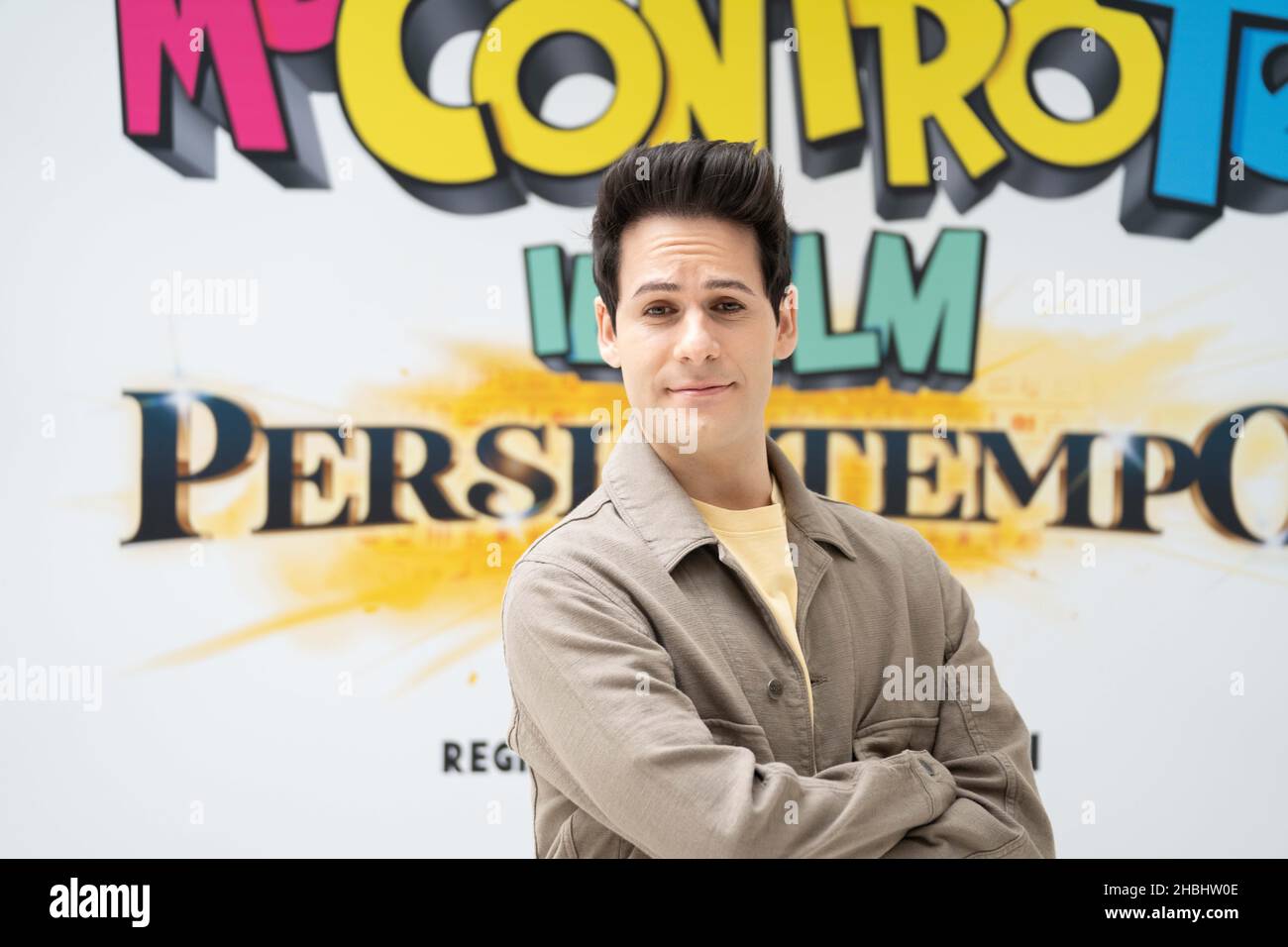 Rome, Italy, December 20, 2021 - Luì, stage name of Luigi Calagna, of ...