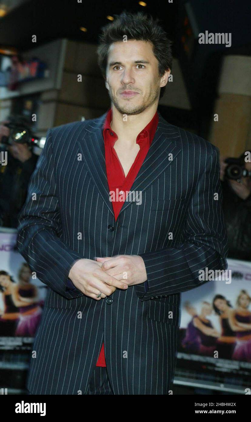Jeremy Edwards arrives at the S Club Premiere at the West End Village ...