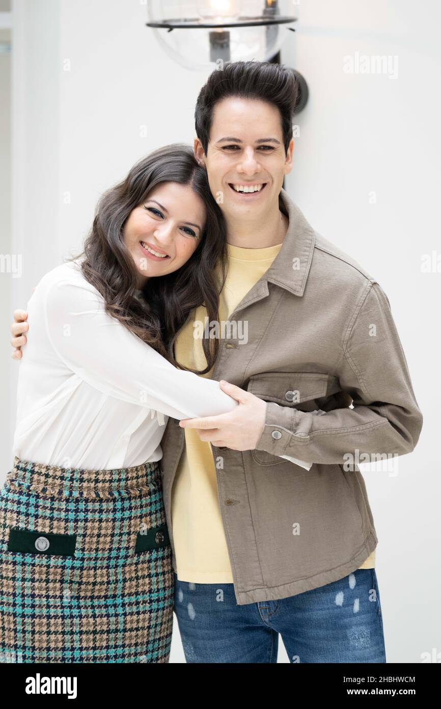 Rome, Italy, December 20, 2021 - Sofì, stage name of Sofia Scalia, and ...