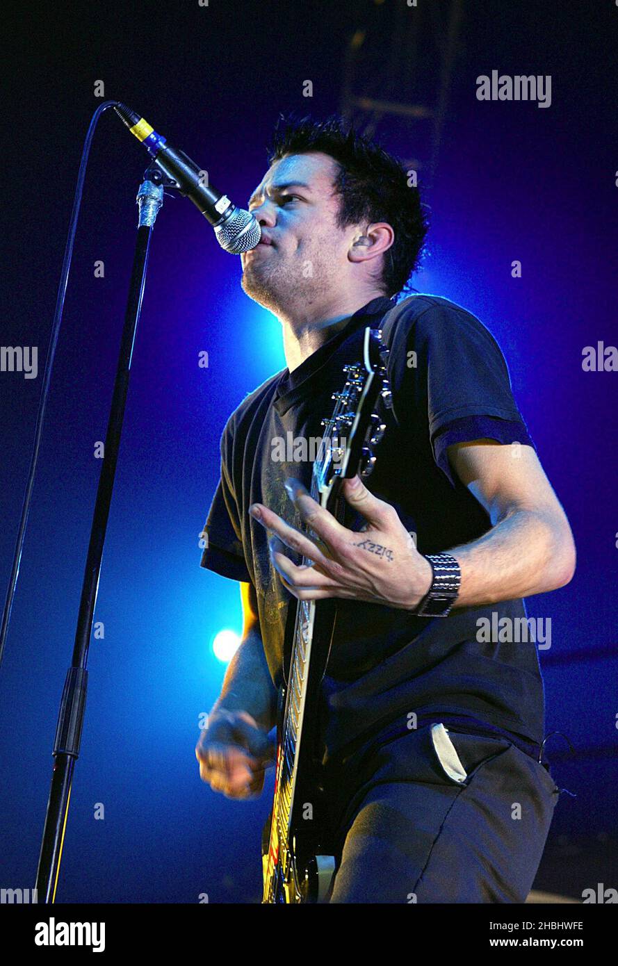 Sum Forty One Perform Live on Stage at the Wembley Arena, London. 3/4 ...