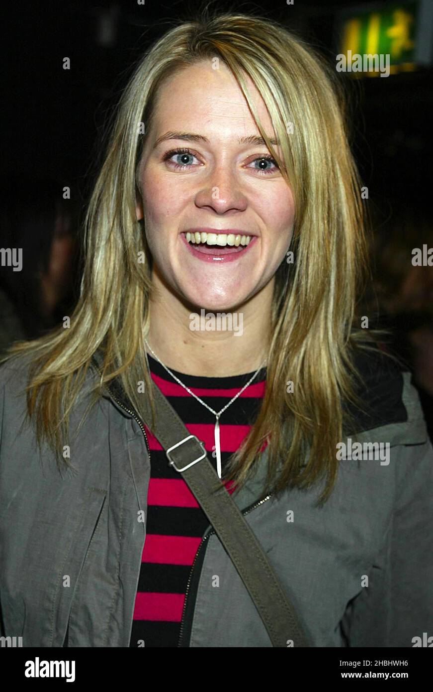 Edith Bowman at the NME Carling Awards 2003 held at Po Na Na in ...