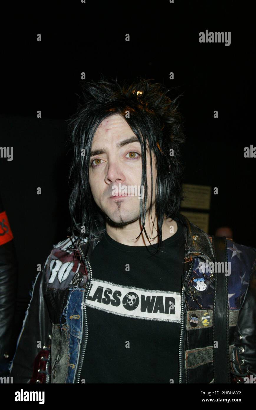 Casey Chaos of Amen, photographed at the NME Carling awards at PoNaNa ...