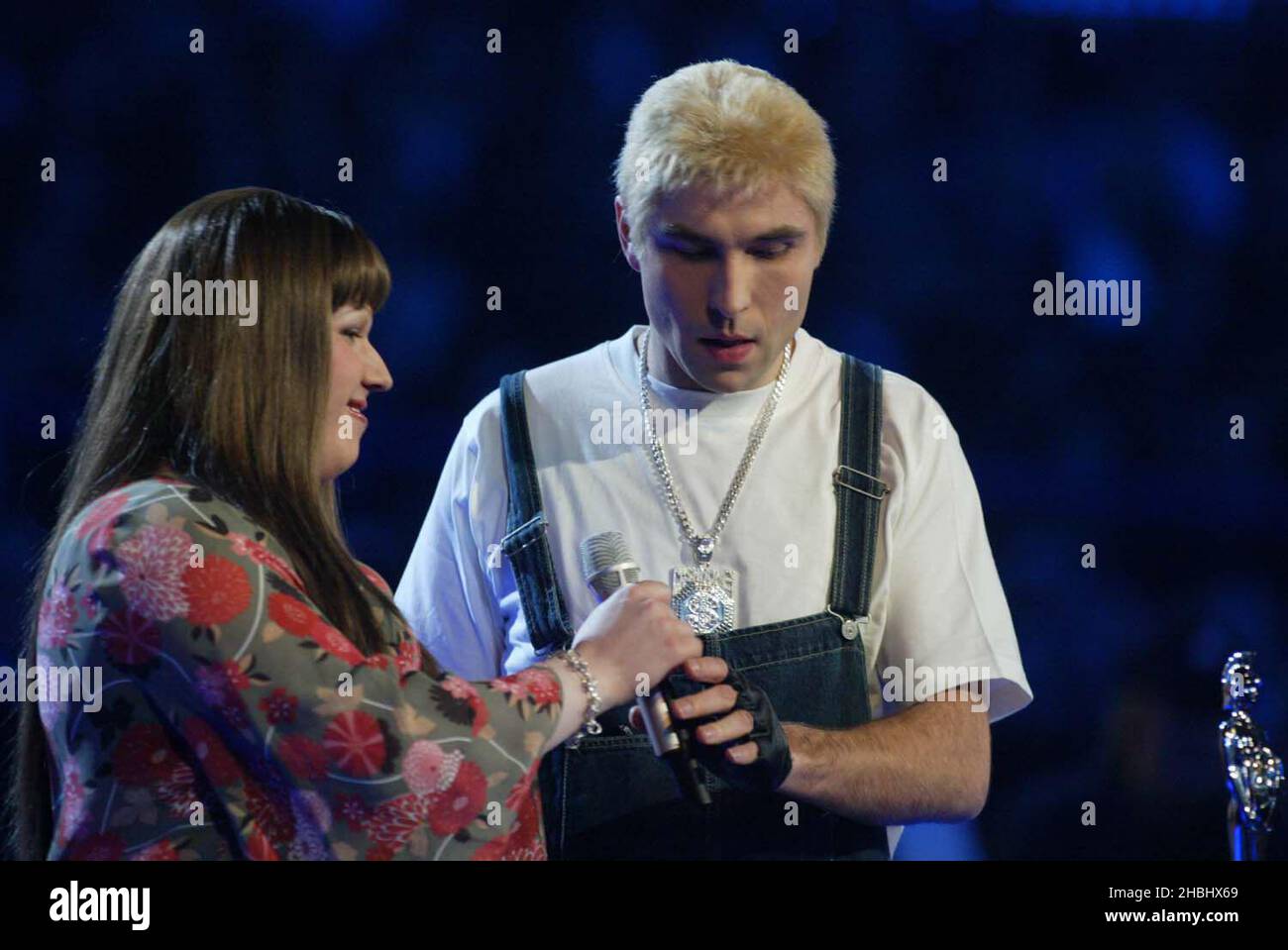 Matt Lucas and David Walliams of Rock Profiles photographed at the Brit ...